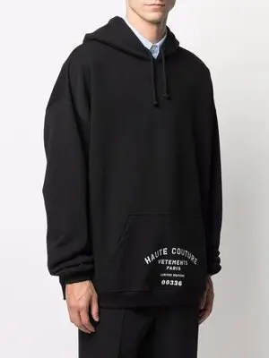 Vetements Logo-print Oversized Hoodie