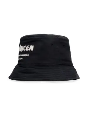 Alexander McQueen Bucket Hat - Black