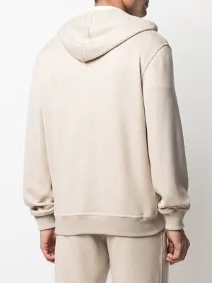 Brunello Cucinelli Cahmere Drawtring Zip-up Hoodie