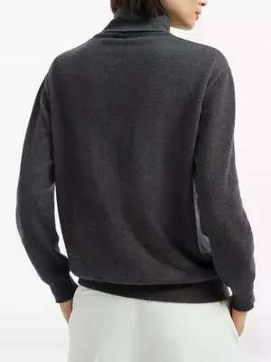 Brunello Cucinelli Roll-neck Cashmere Sweater - Grey