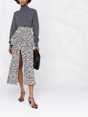 JIL SANDER Roll-neck Cashmere Jumper - Grey
