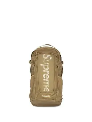 Supreme Logo Print Backpack - Neutrals