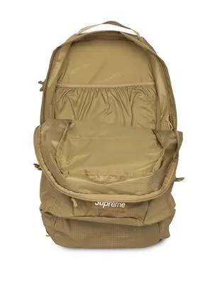 Supreme Logo Print Backpack - Neutrals