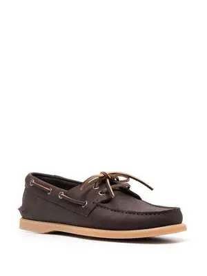 SCAROSSO Jude Boat Shoes - Brown