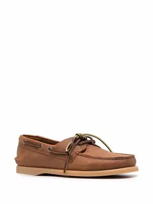 SCAROSSO Jude Boat Shoes - Brown