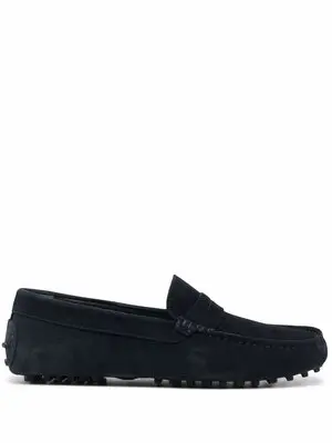 SCAROSSO Michael Suede Loafers - Blue