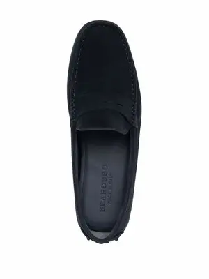 SCAROSSO Michael Suede Loafers - Blue