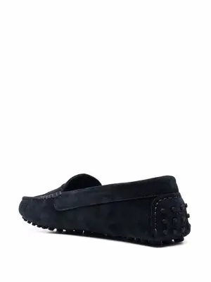 SCAROSSO Ashley Suede Loafers - Blue