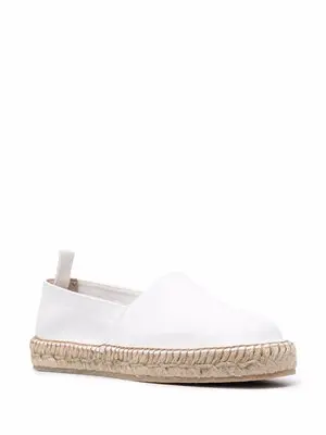 SCAROSSO Braided Espadrilles - White