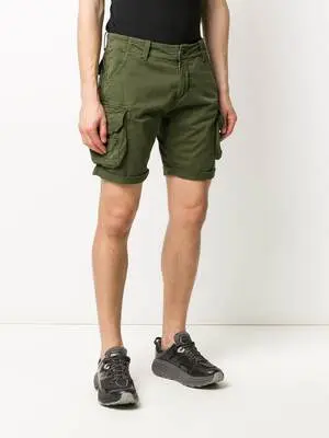 Alpha Industries Knee-length Cargo Shorts - Green