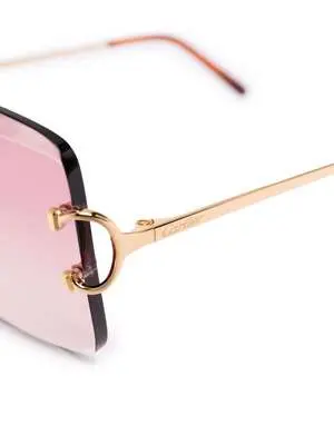 CARTIER Square-frame Sunglasses