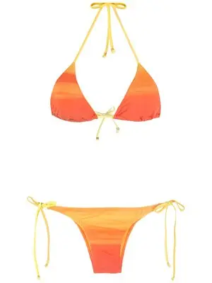 AMIR SLAMA Ombré Bikini Set - Orange