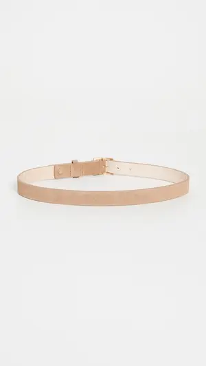 Rag & Bone Belt With Gold-tone Buckle - Camel