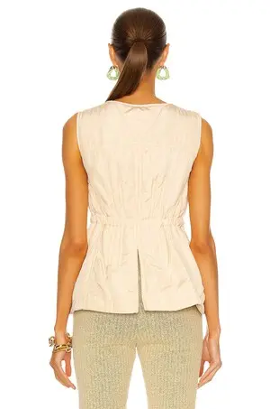 Bottega Veneta Washed Fluid Parachute Top