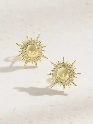 Sorellina Il Sole 18-karat Diamond Stud Earrings