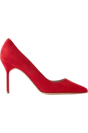 MANOLO BLAHNIK Manolo Blahnik BB 90 Suede Pumps