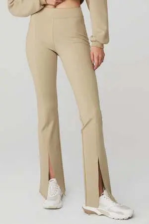 Alo Yoga Airbrush High-waist Flutter Legging California Sand