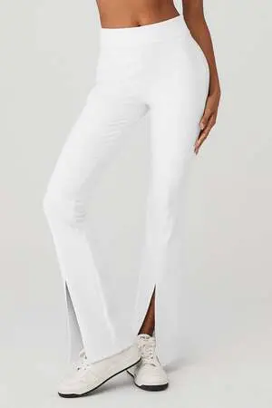 Alo Yoga Airbrush High-waist Flutter Legging White