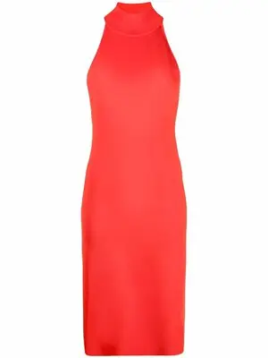 Givenchy Knitted Sleeveless Dress - Red