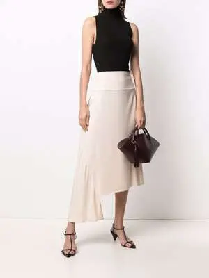 JIL SANDER High-waisted Asymmetric Skirt
