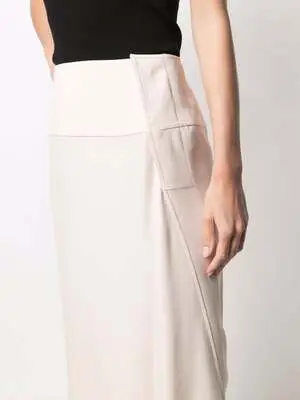 JIL SANDER High-waisted Asymmetric Skirt