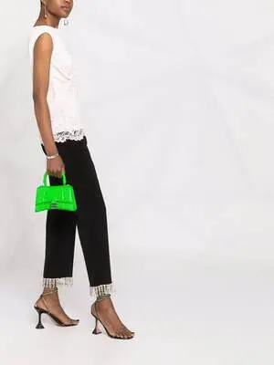 Philipp Plein Scalloped Lace Blouse - Neutrals