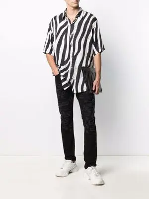 Philipp Plein Super-straight Destroyed Jeans