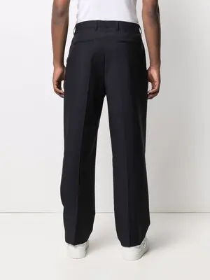 Valentino Garavani Straight-leg Tailored Trousers - Blue