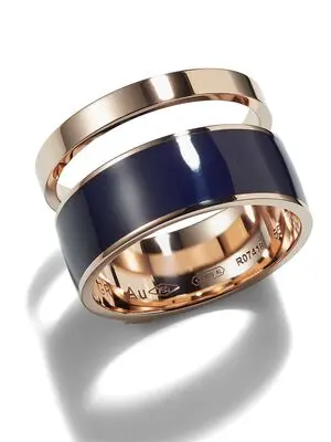 REPOSSI 18kt Rose Gold Chunky Ring