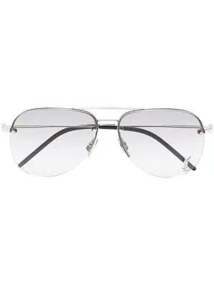 Saint Laurent Classic 11m Pilot Sunglasses