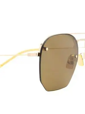 Saint Laurent Geometric Frame Sunglasses