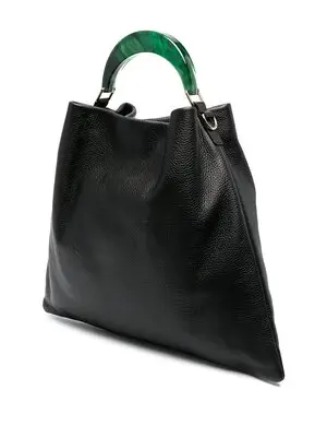 Marni Venice Medium Tote Bag In Leather - Black