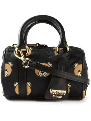 Moschino Quilted Teddy Bear Crossbody Bag