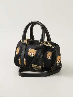 Moschino Quilted Teddy Bear Crossbody Bag
