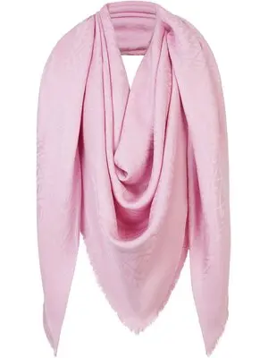 Fendi Ff-motif Shawl Scarf