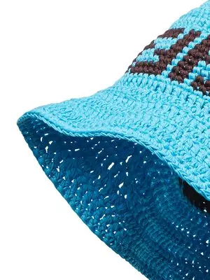 Fendi Knitted Ff-logo Hat