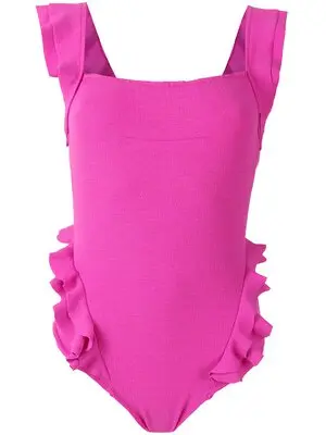 CLUBE BOSSA Barbette Ruffled One-piece - Pink