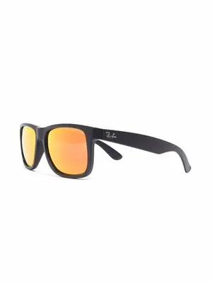 Ray-ban Mirrored-lens Square Frame Sunglasses