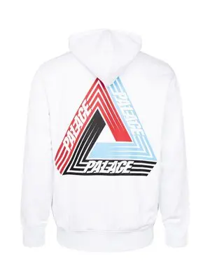 PALACE Tri-dart Logo-print Hoodie - White