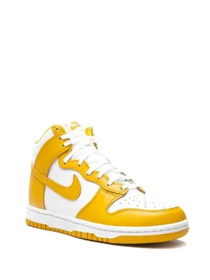Nike Dunk High Sneakers - Yellow