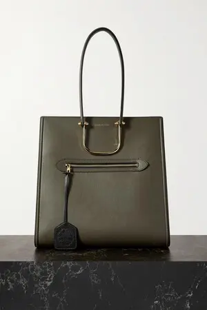 Alexander McQueen The Tall Story Large Two-tone Leather Tote