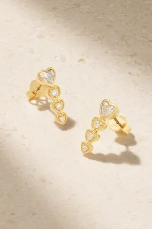 Shay 18-karat Diamond Drop Earrings - Gold