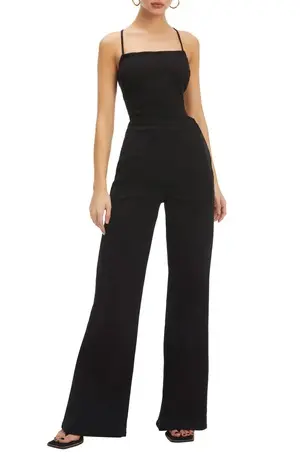 Good American Vacay Wide Leg Jumpsuit