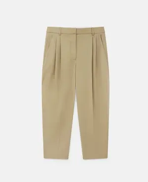 Stella McCartney Dawson Wool Trousers Light Camel