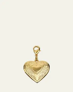 BEN-AMUN Heart Locket Charm - Gold