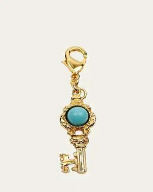 BEN-AMUN Key Charm - Turquoise