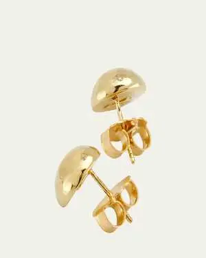 Ippolita 18k Hammered Pinball Stud Earrings