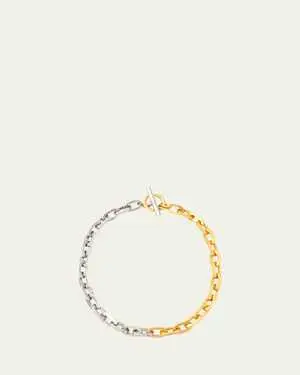 BEN-AMUN Two-tone Link Necklace - Two Tone