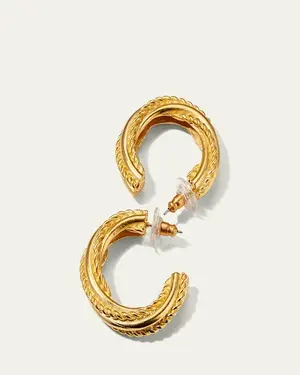 BEN-AMUN Plated Hoop Earrings