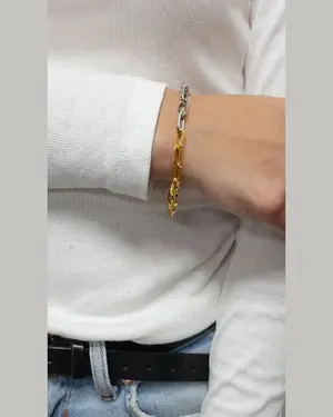 BEN-AMUN Two-tone Link Bracelet